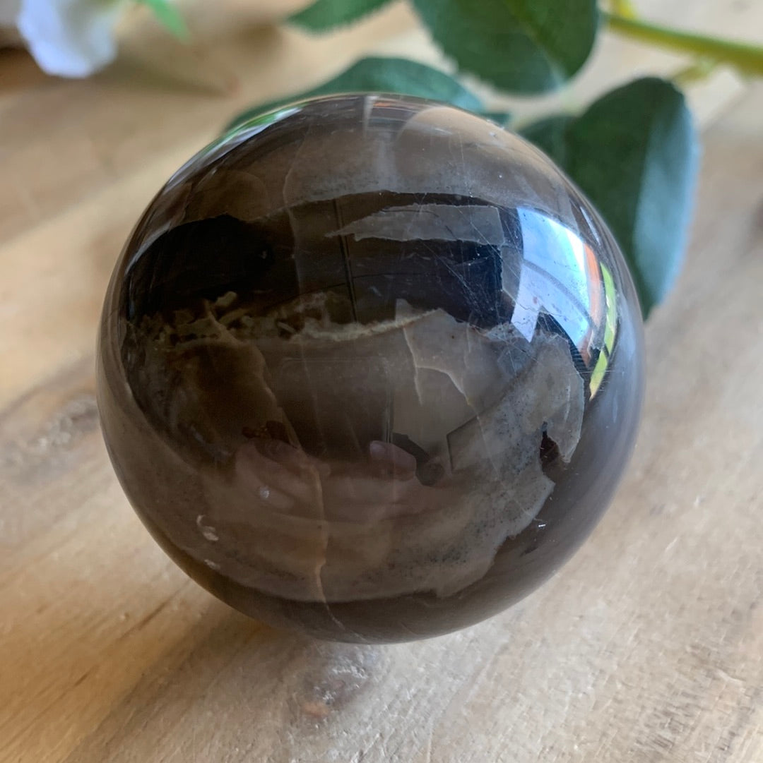 VOLCANO AGATE SPHERE – Crystalme